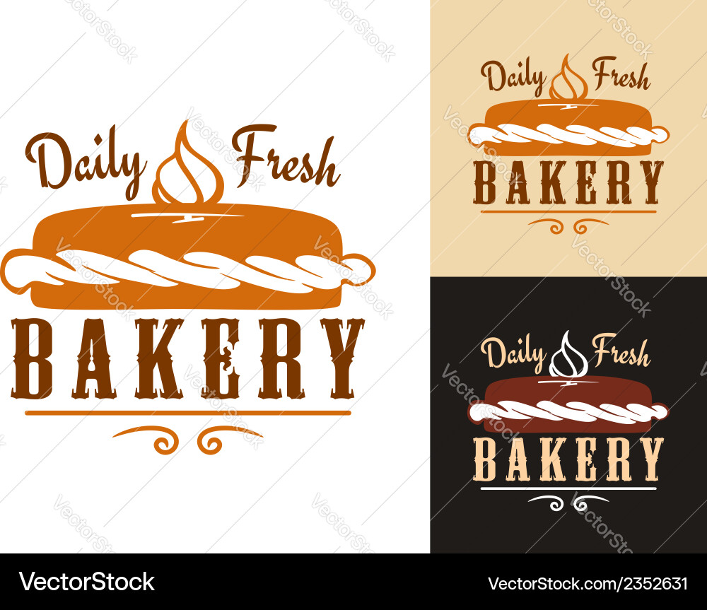 Bakery design Royalty Free Vector Image - VectorStock