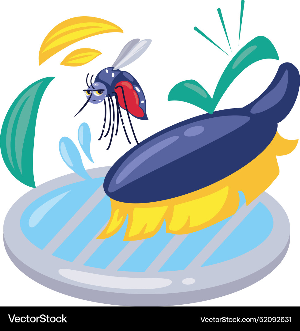 Dengue prevention and control Royalty Free Vector Image