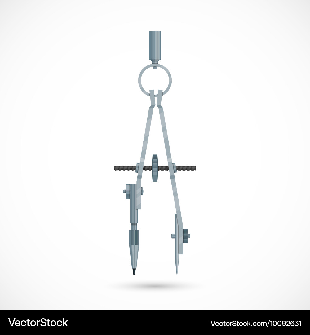 Pair of compasses Royalty Free Vector Image - VectorStock