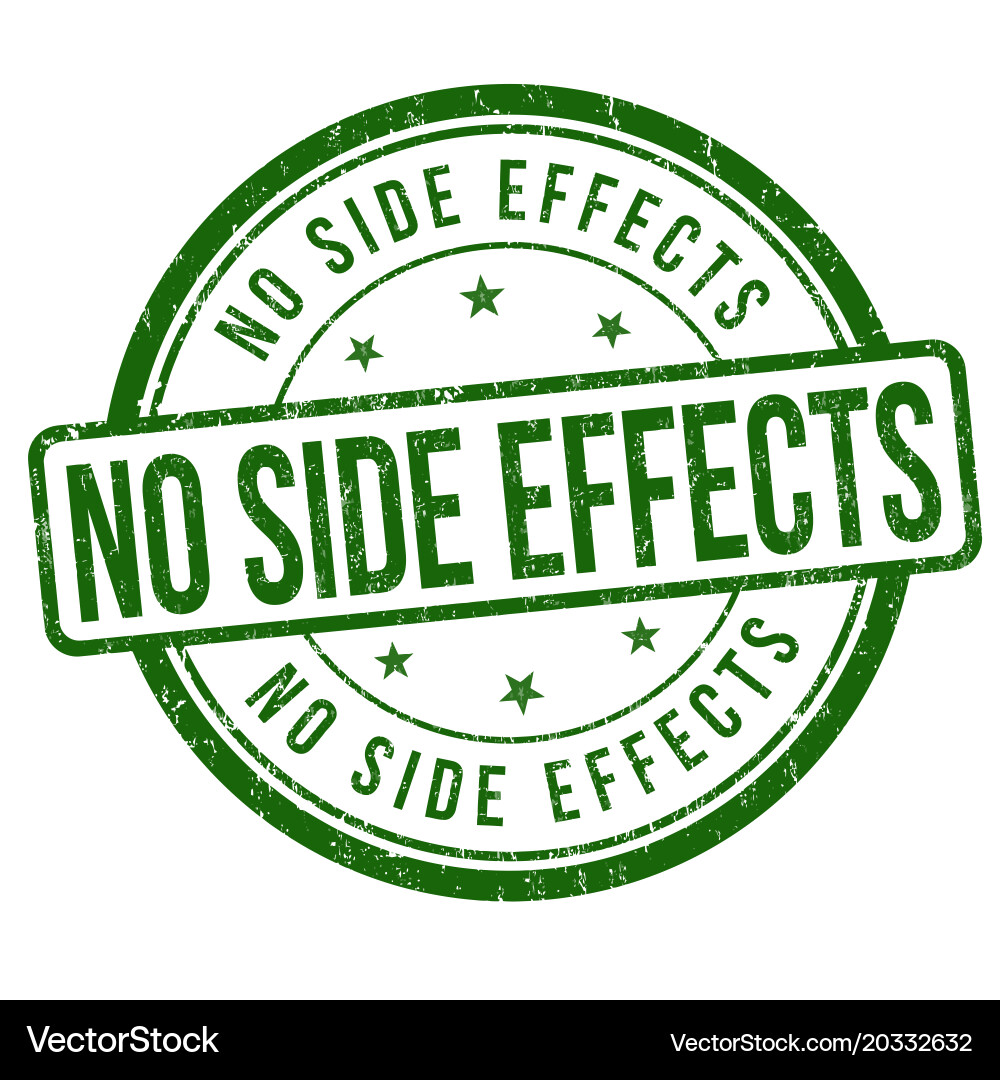 No side effects grunge rubber stamp Royalty Free Vector