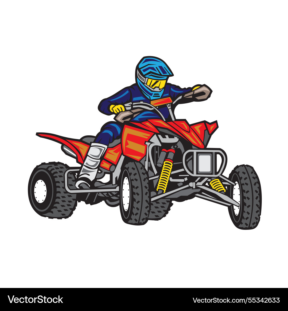 Atv adventure racing – Royalty-Free Vector | VectorStock