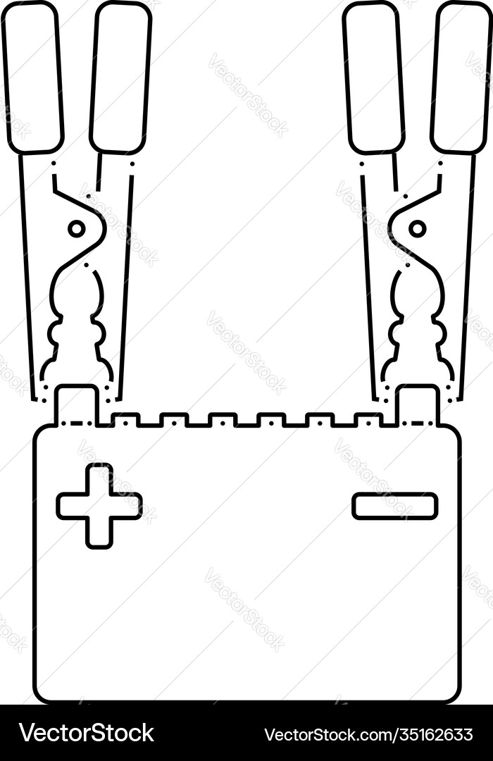 Car battery charge icon Royalty Free Vector Image