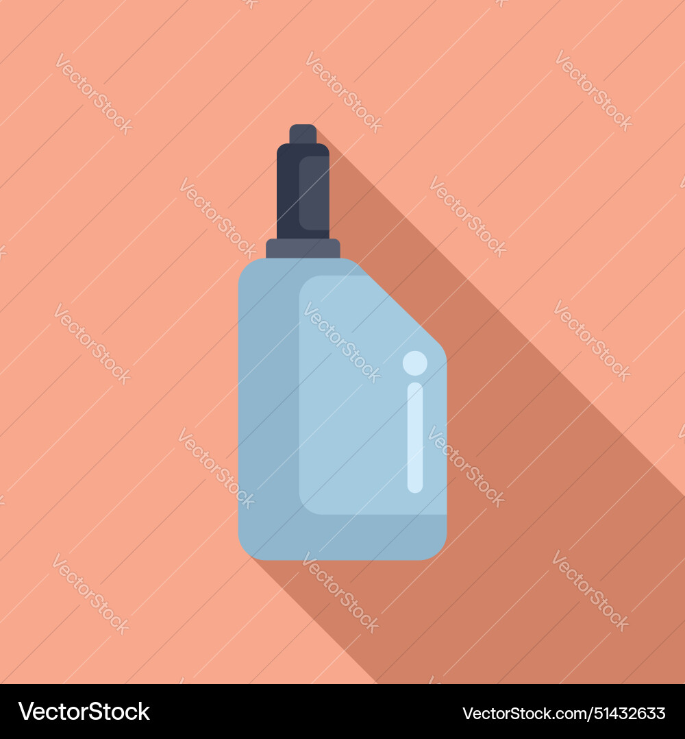 Flat design of a marker pen Royalty Free Vector Image