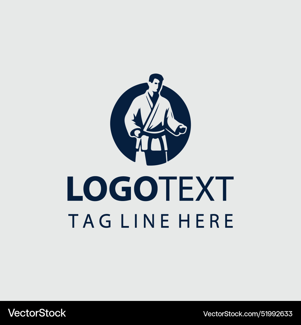 Karate logo Royalty Free Vector Image - VectorStock