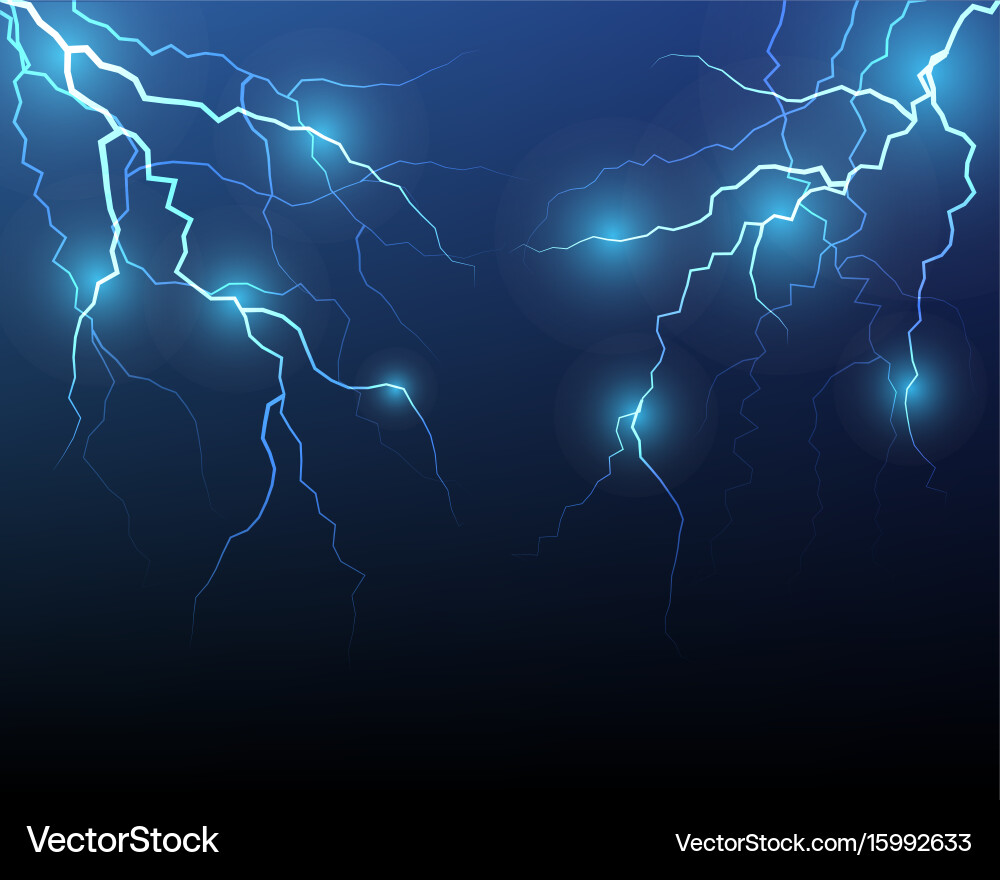 Lightning flash strike background Royalty Free Vector Image
