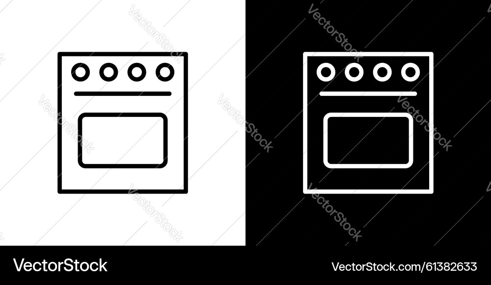 Oven Symbol Icon (61382633) – Royalty-Free Vector | VectorStock