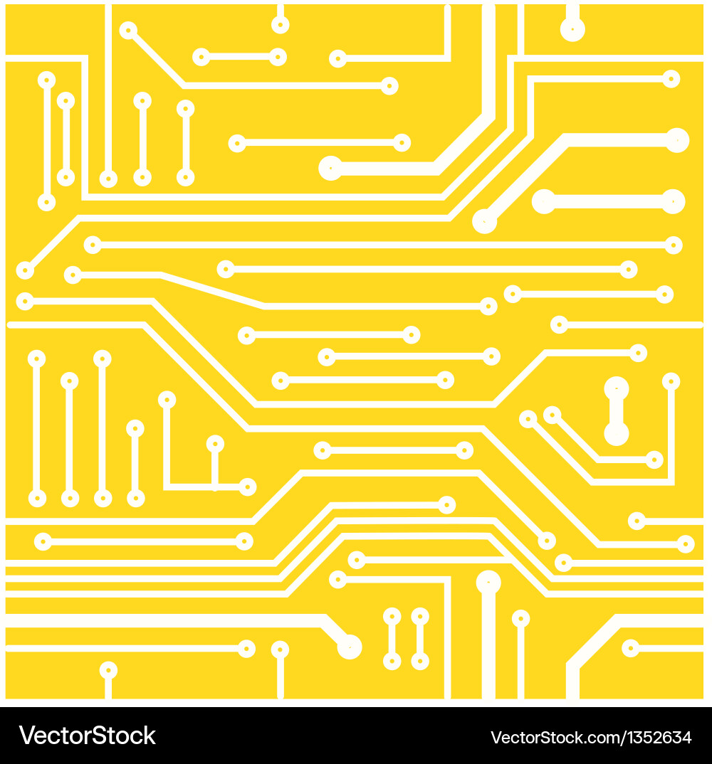 Seamless background on computer board Royalty Free Vector