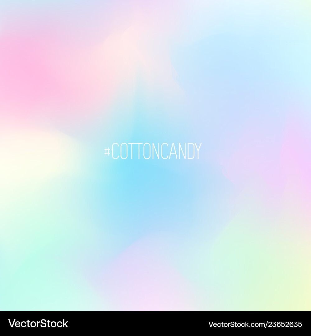 Pastel Cotton Candy Gradient Background Royalty Free Vector