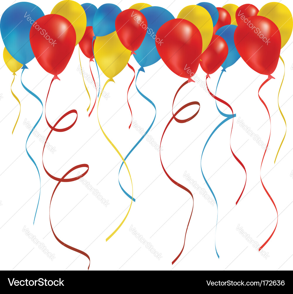 Balloons Royalty Free Vector Image - VectorStock