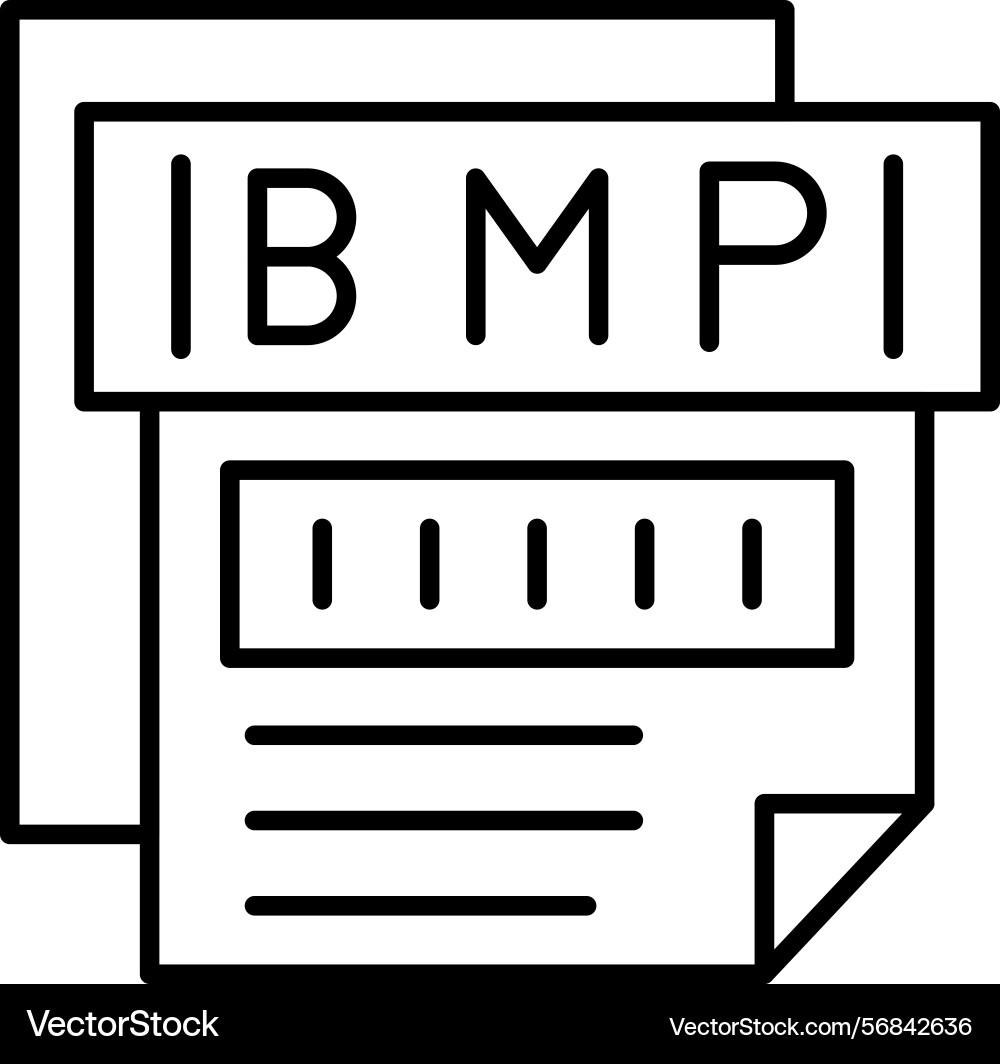 Bmp icon Royalty Free Vector Image - VectorStock