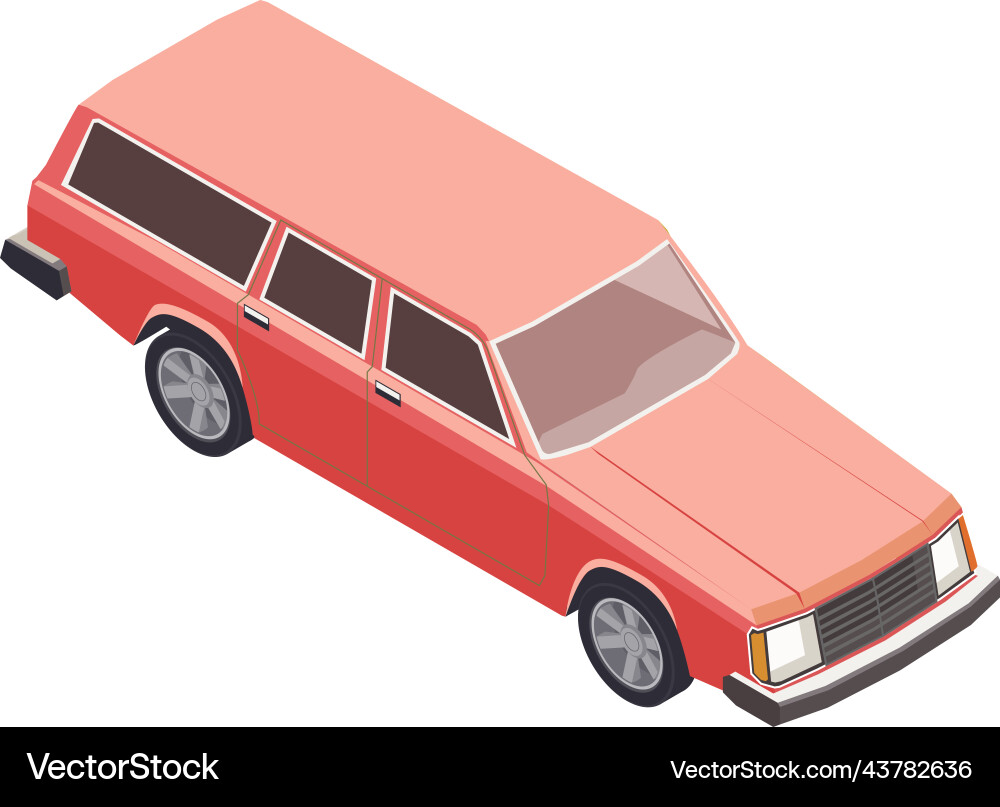 Car isometric Royalty Free Vector Image - VectorStock