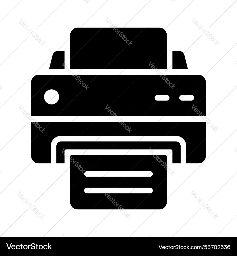 Printer Royalty Free Vector Image - VectorStock