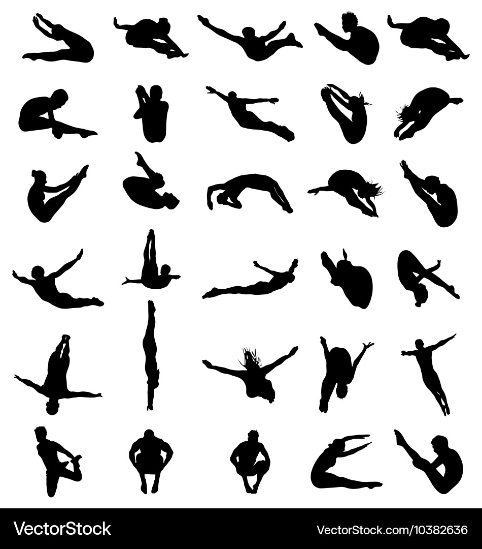 Springboard Diving Synchronized Vector Images (61)