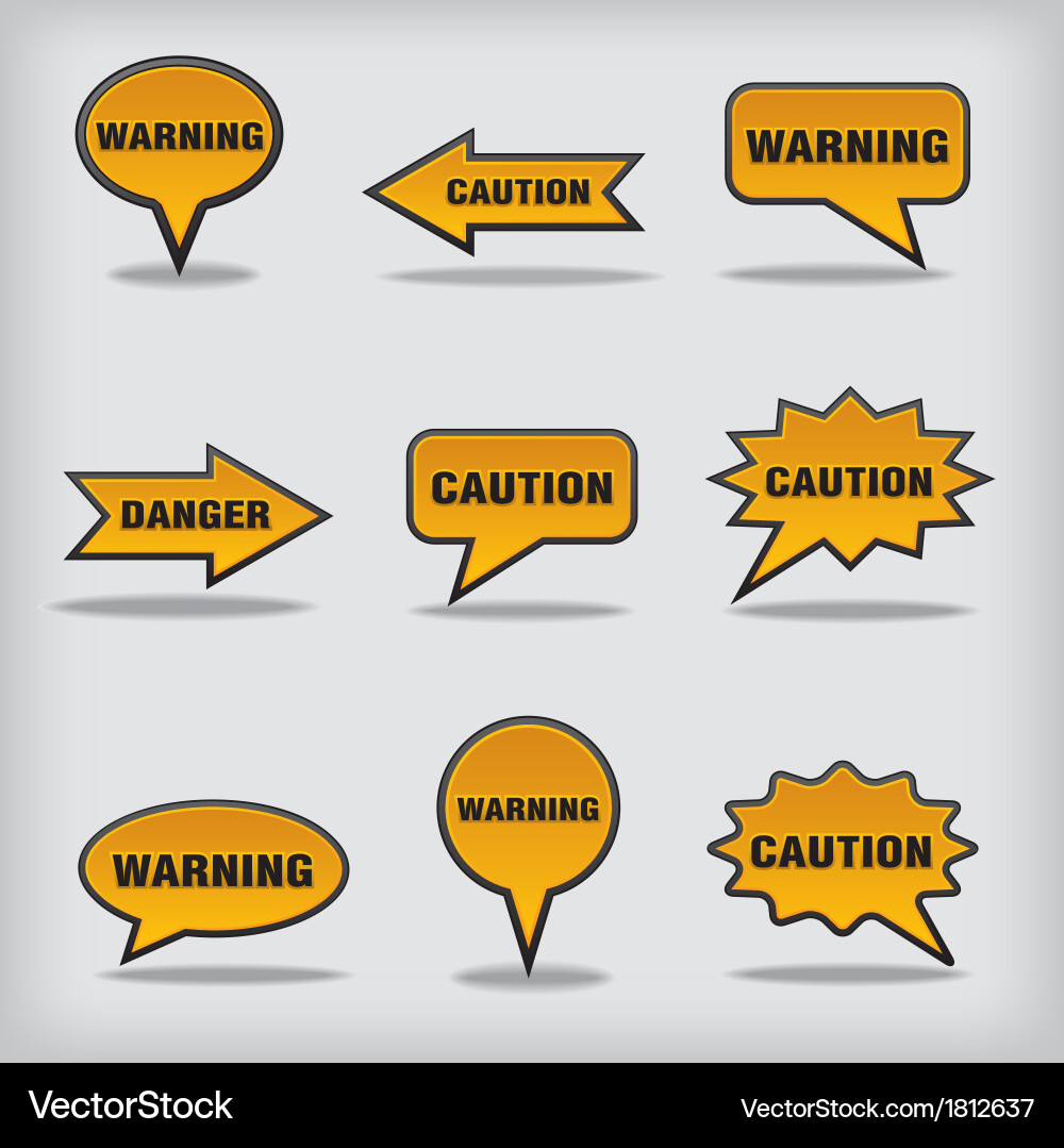Caution Royalty Free Vector Image - VectorStock