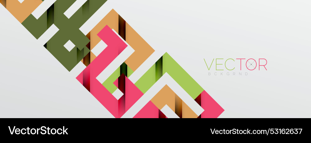 Color bend lines with shadow texture effect Vector Image