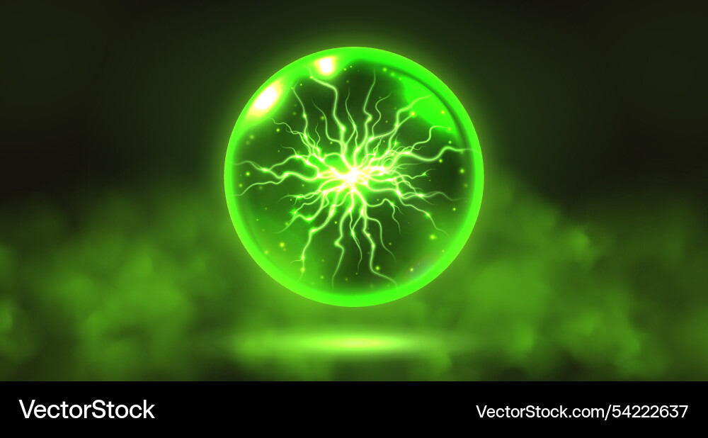 Crystal magic ball mystic prophecy orb with Vector Image
