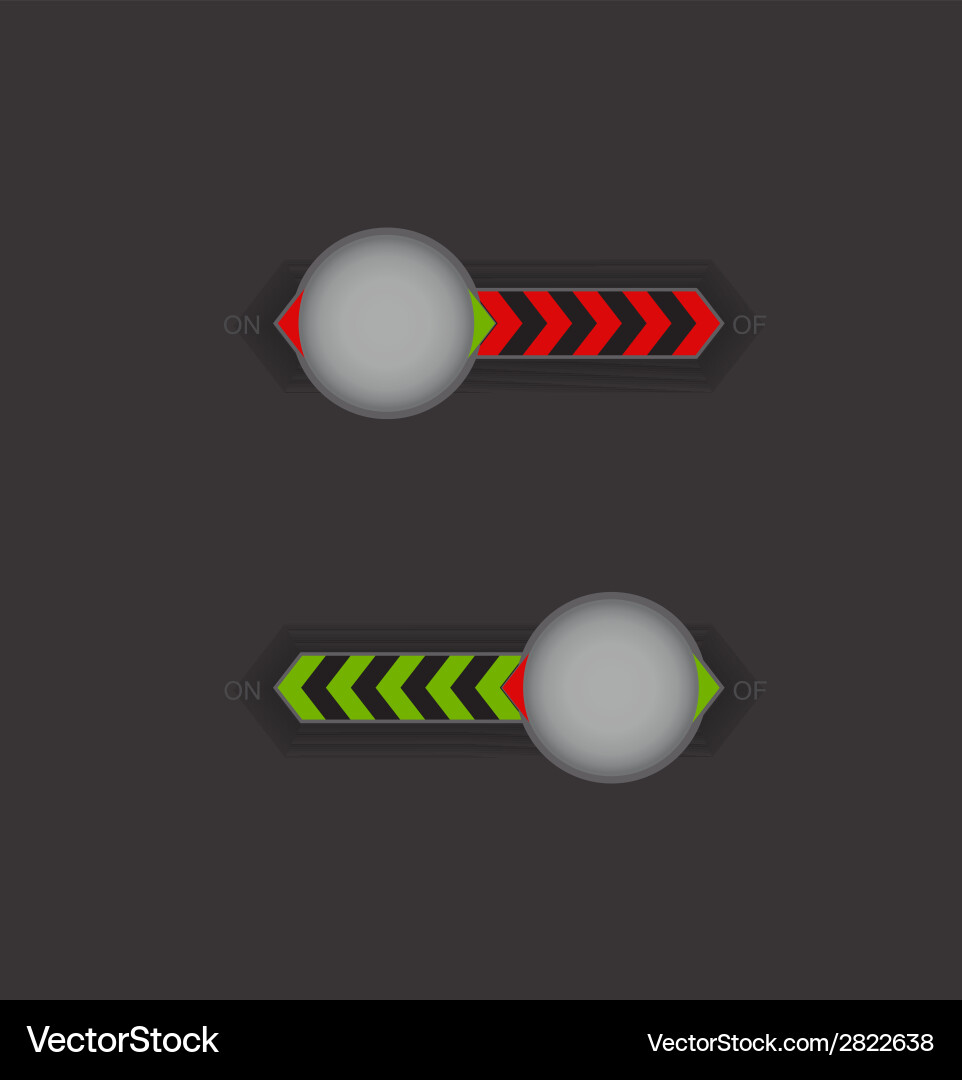 On off button Royalty Free Vector Image - VectorStock