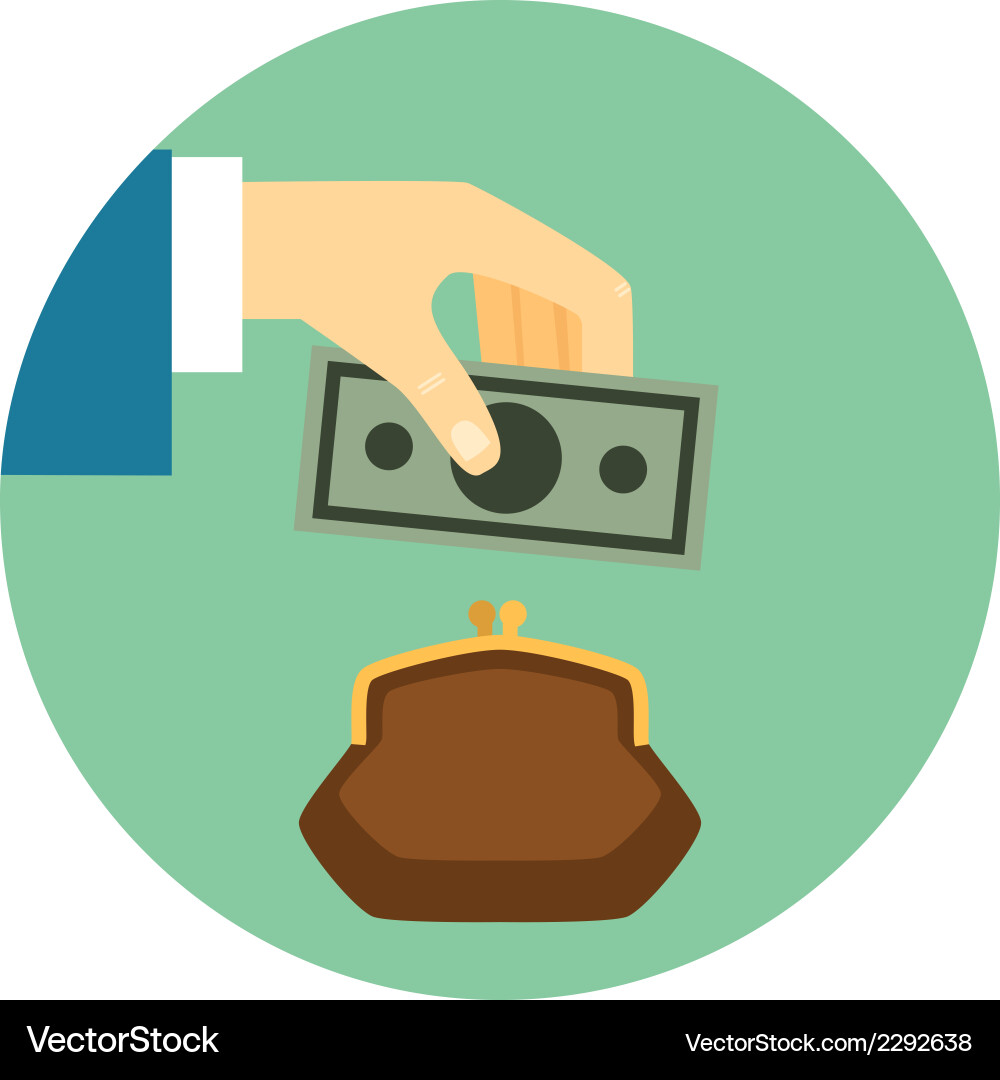 Save money icon Royalty Free Vector Image - VectorStock