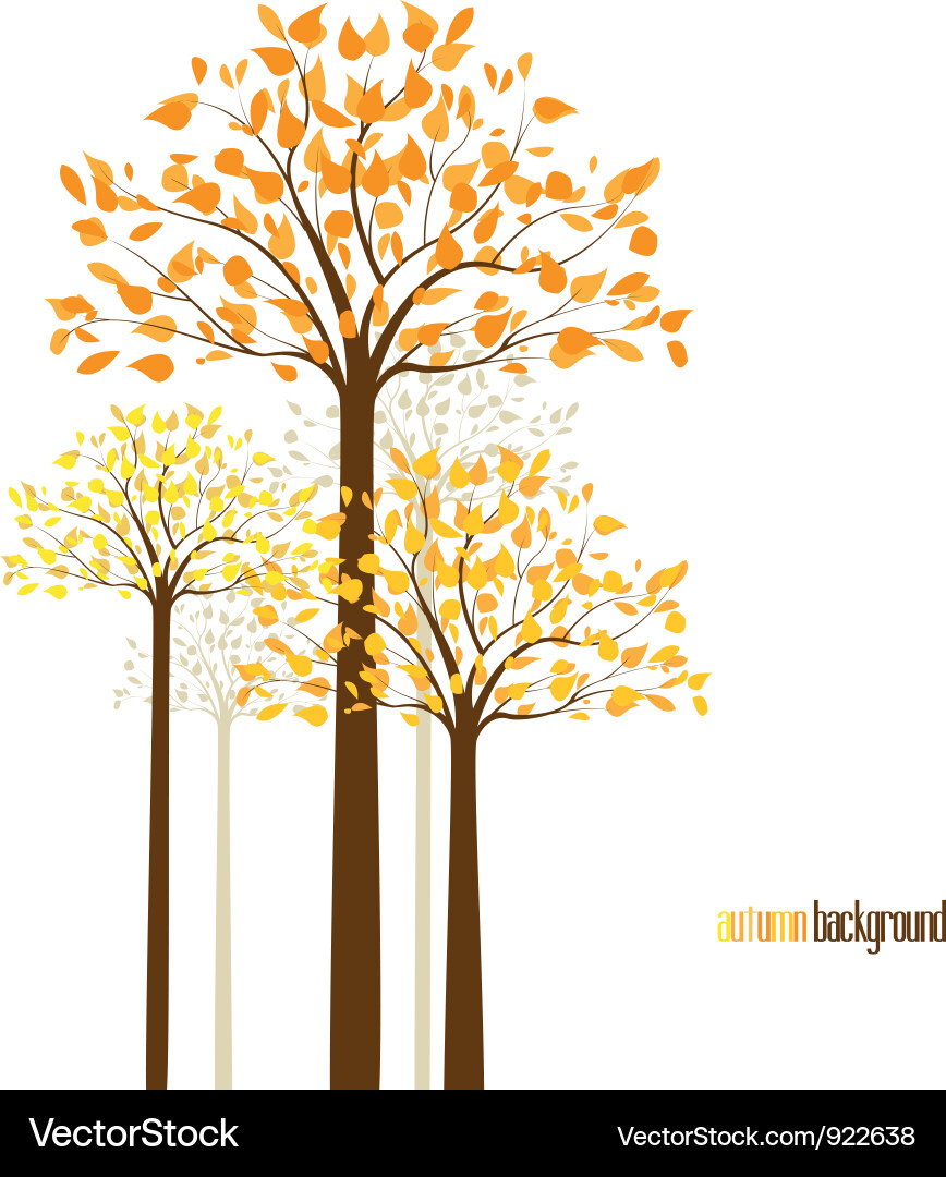 Trees Royalty Free Vector Image - VectorStock