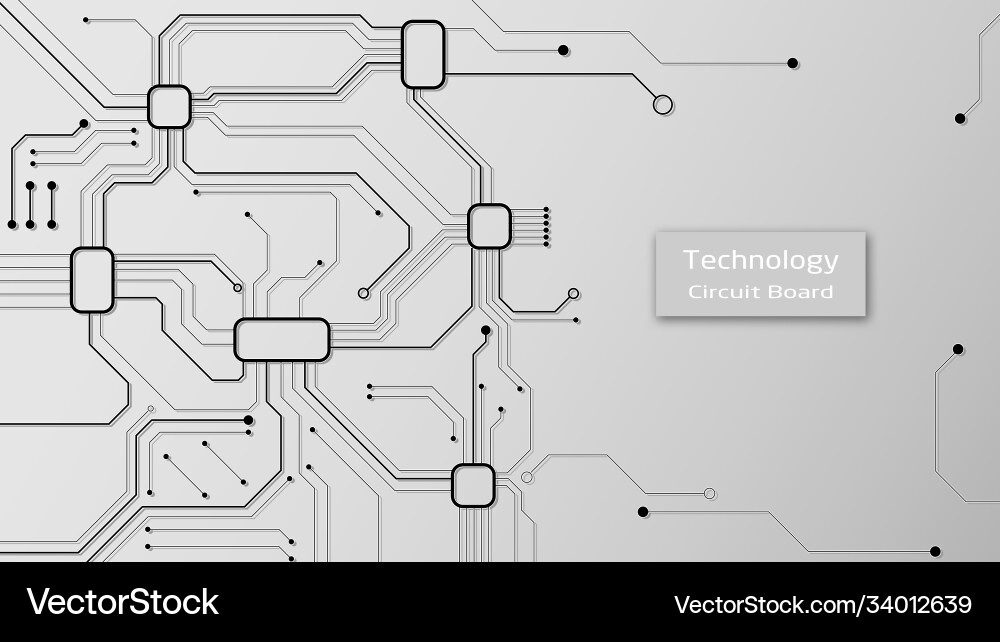 Circuit technology background Royalty Free Vector Image