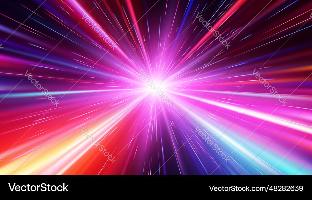 High speed radial motion blur background Vector Image