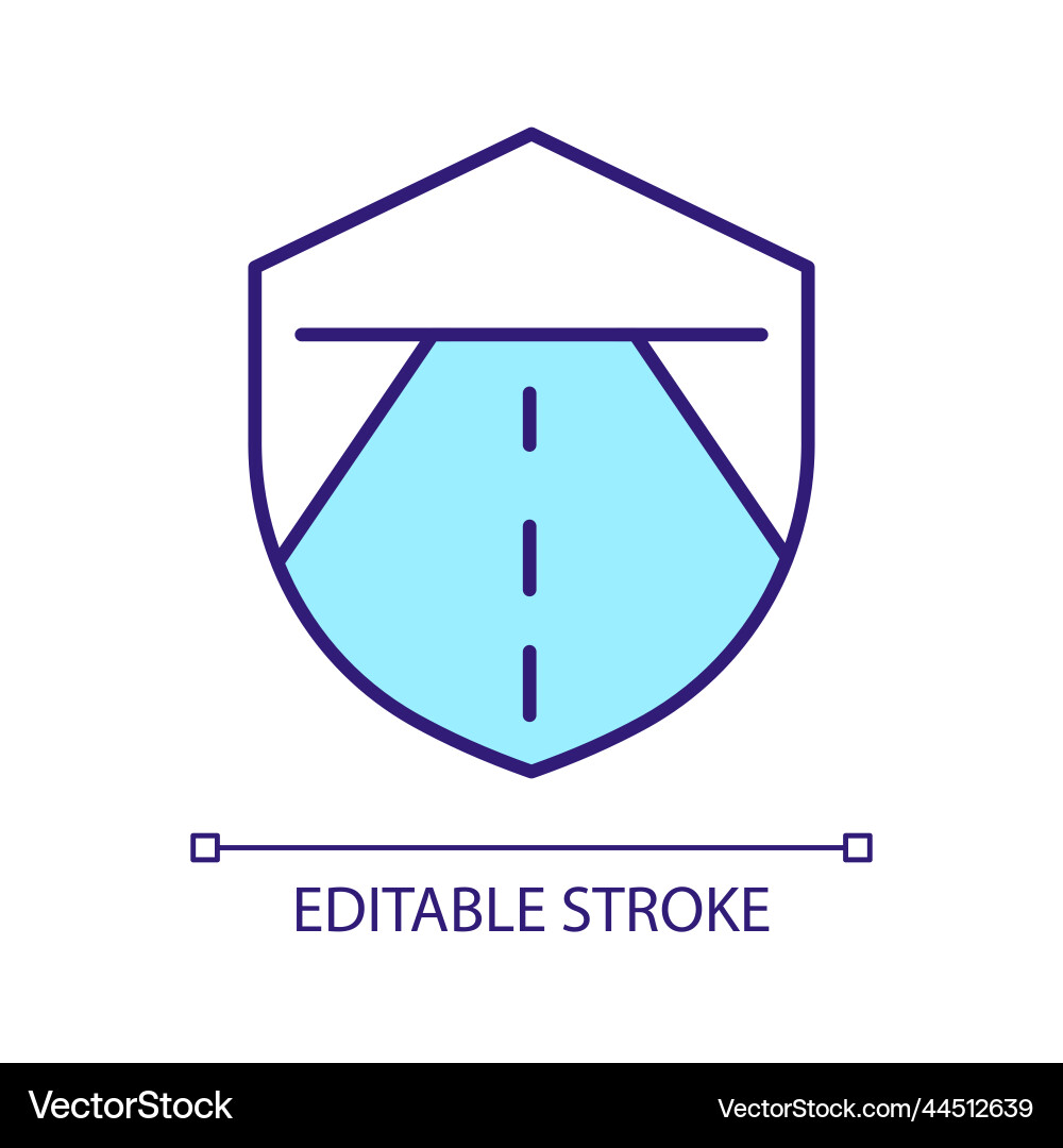 Road Safety Icon - Traffic Protection Royalty Free Vector