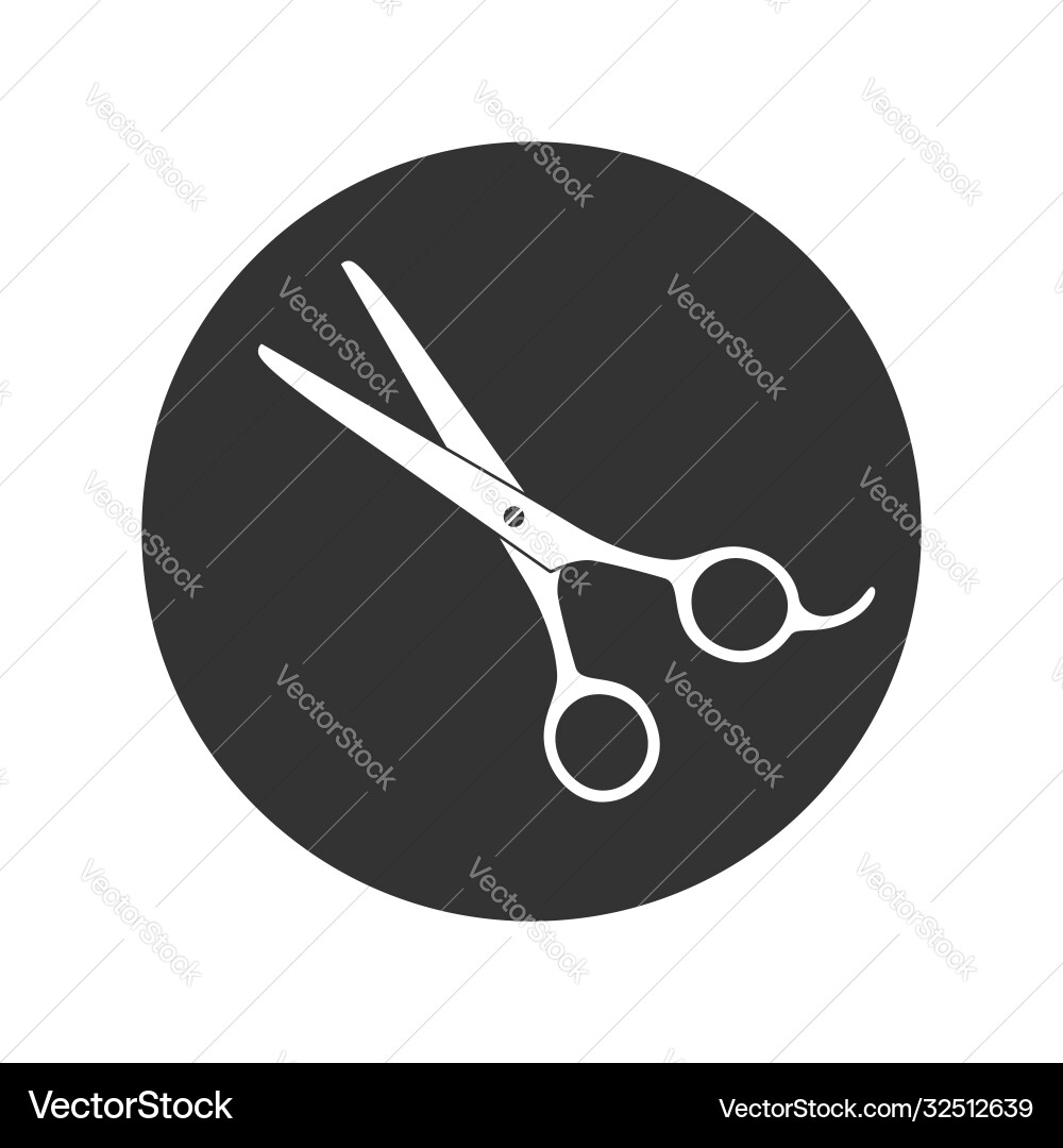 Scissors sign Royalty Free Vector Image - VectorStock