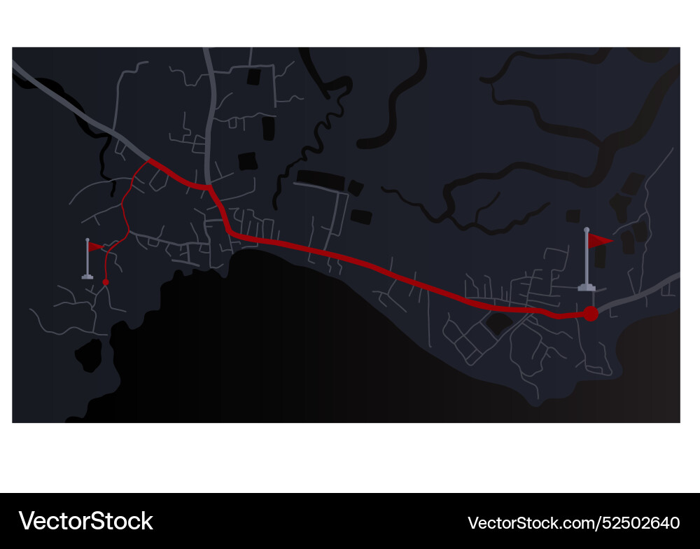 Abstract background of route navigation location Vector Image