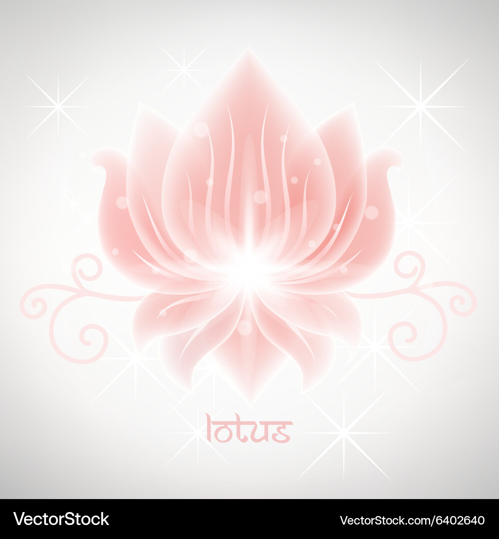 Lotus Royalty Free Vector Image - VectorStock