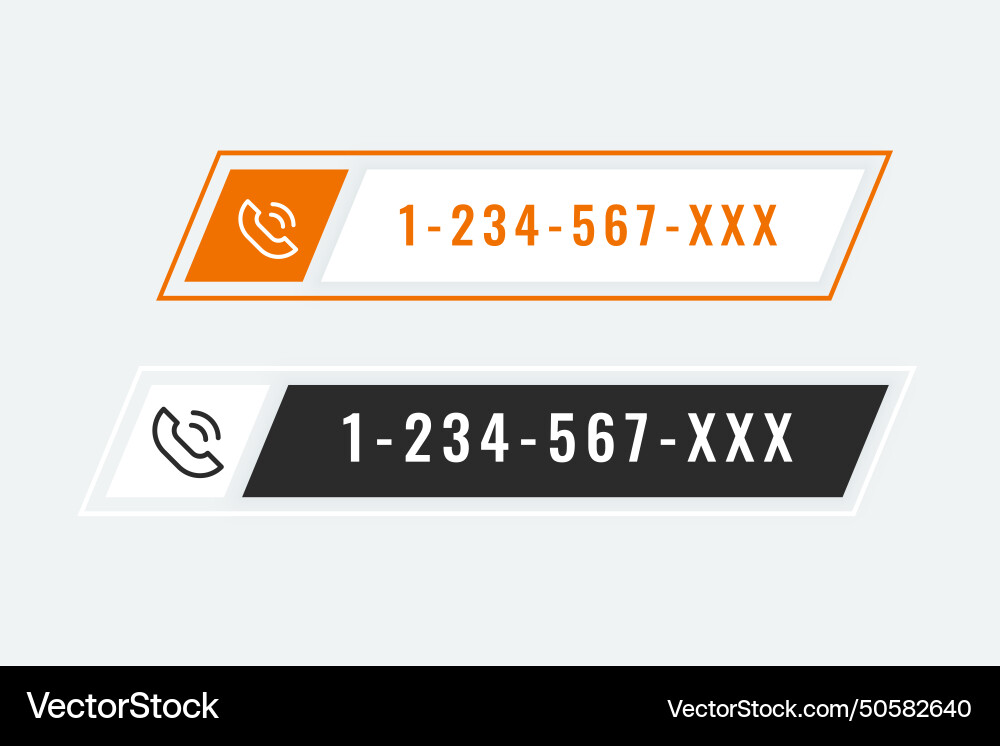 Modern call us now template for business Vector Image