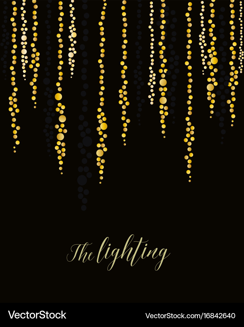 String lights Royalty Free Vector Image - VectorStock