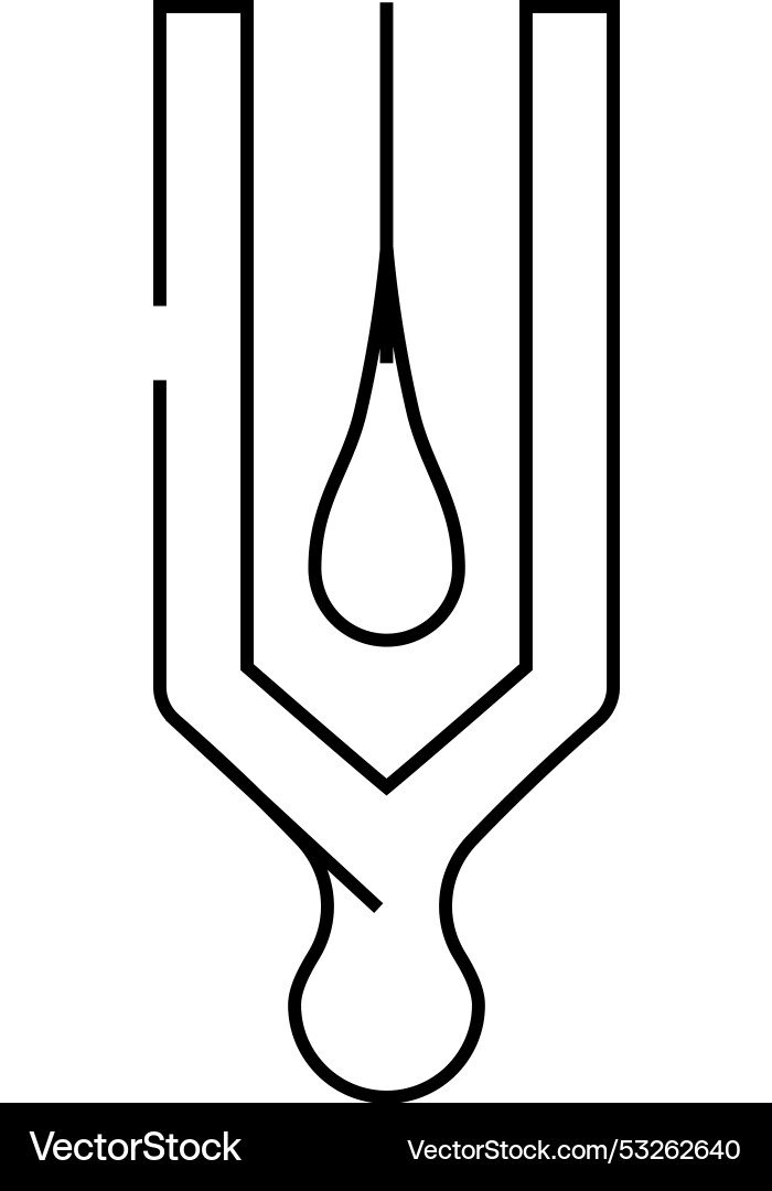 Tilak mark line icon Royalty Free Vector Image