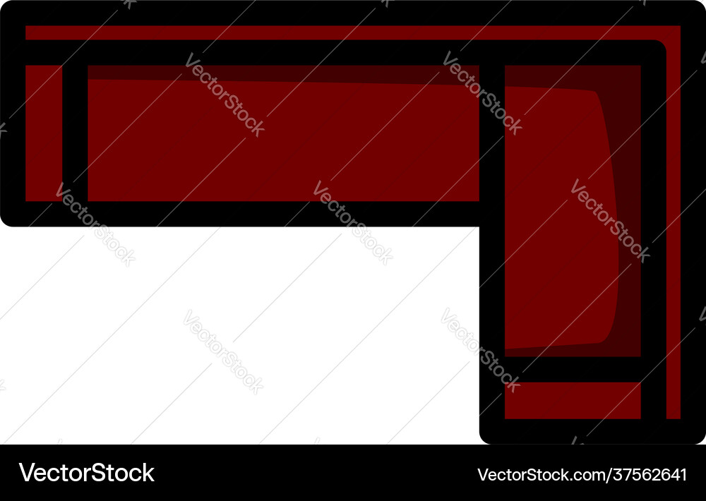 Corner sofa icon Royalty Free Vector Image - VectorStock