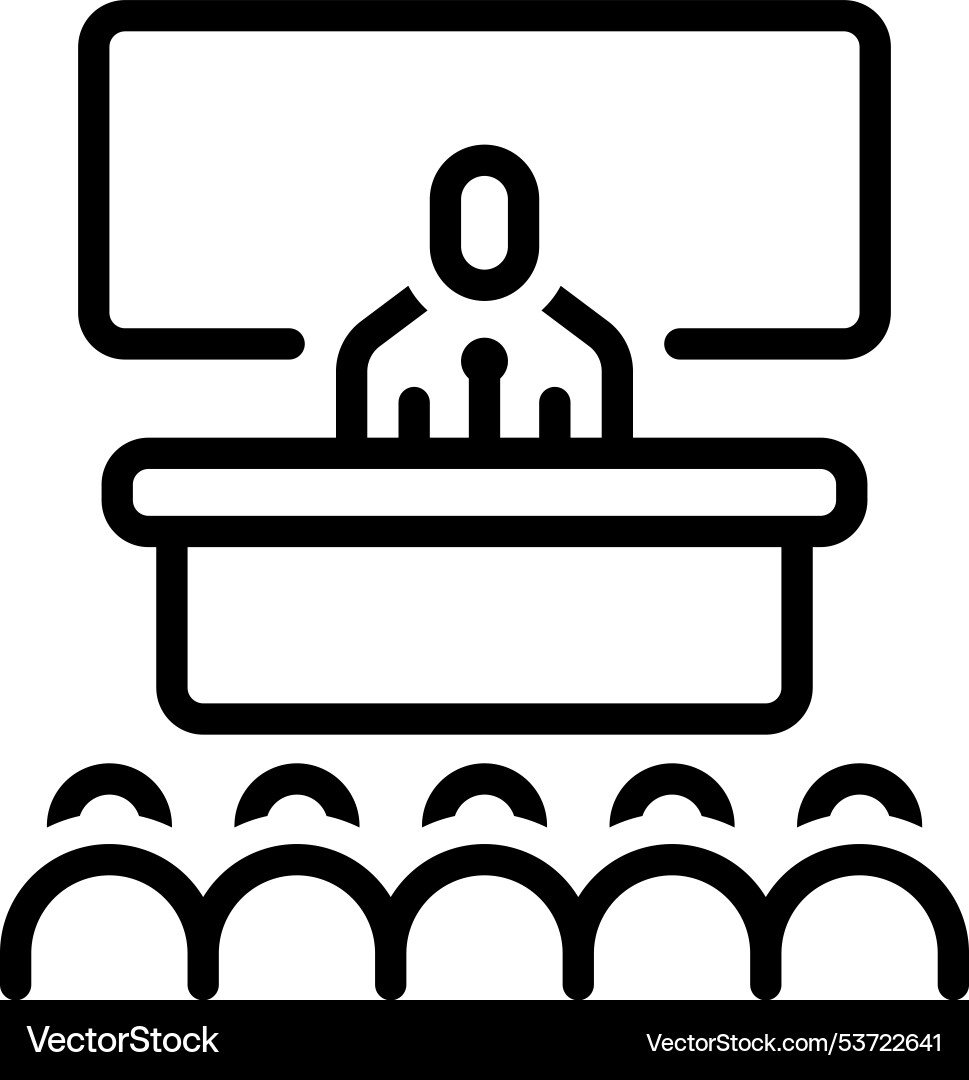 Public speaking Royalty Free Vector Image - VectorStock