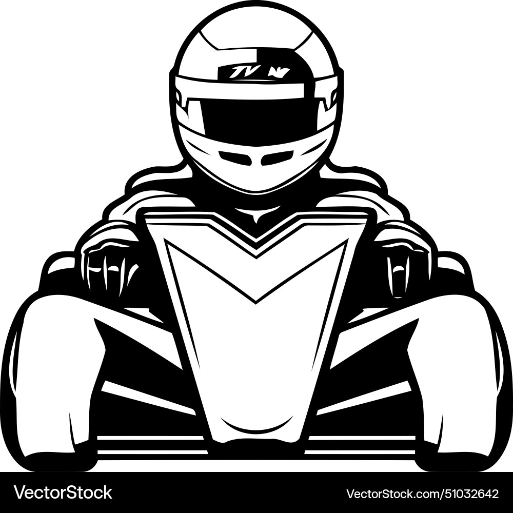 A racing car on white background cartoon style Vector Image