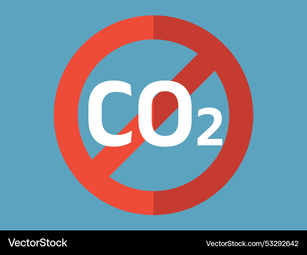 Carbon dioxide emissions from factories poison Vector Image