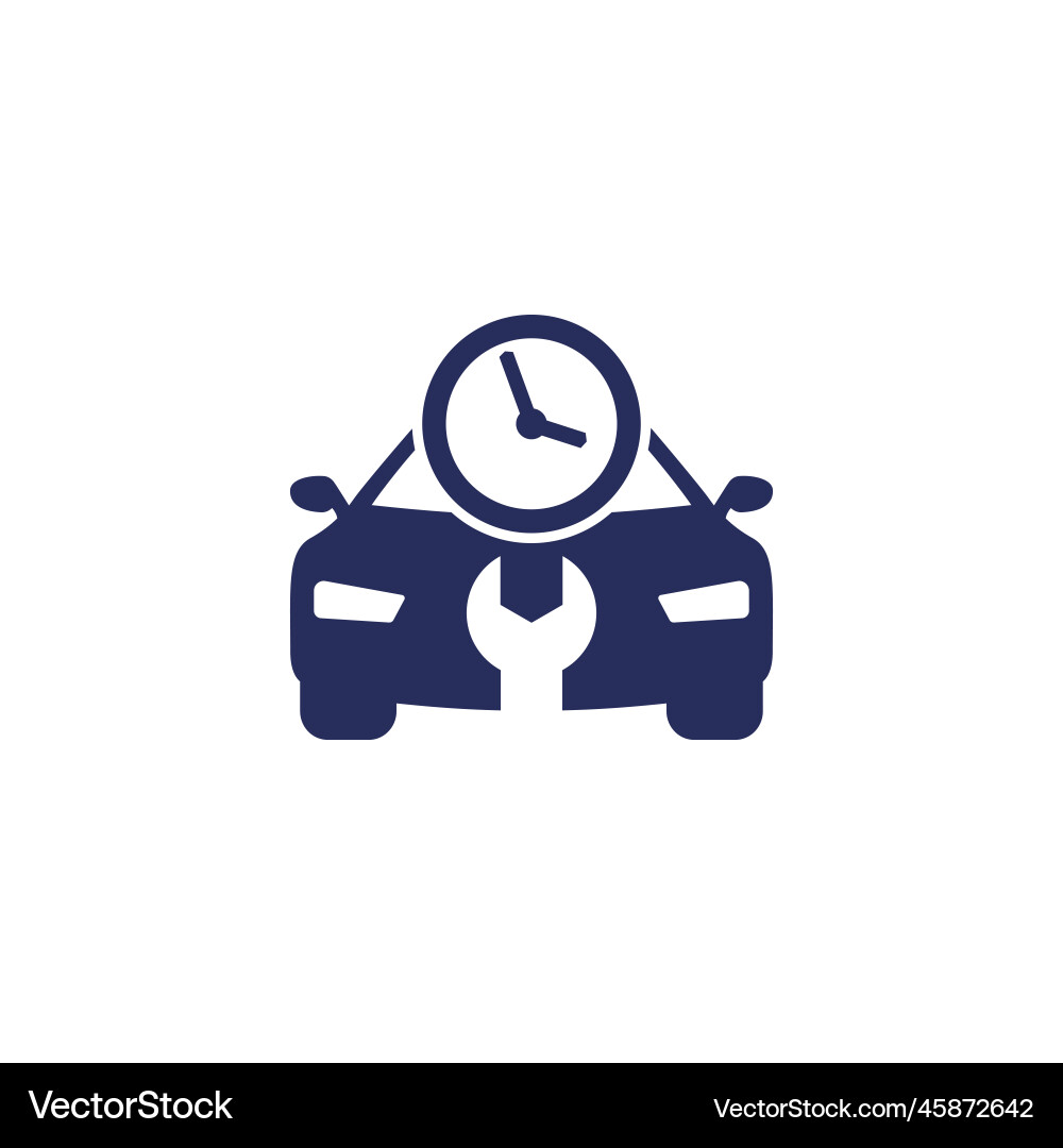 Fast car repair icon Royalty Free Vector Image