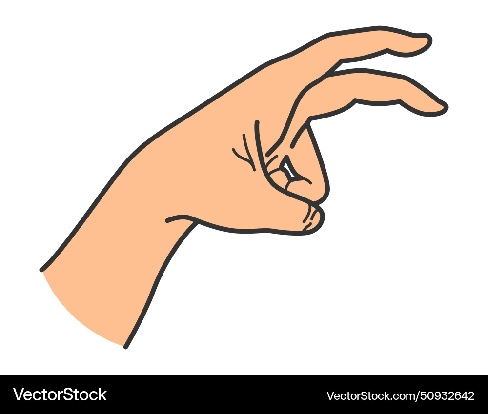 Hand gesture gaming animal puppet from Royalty Free Vector