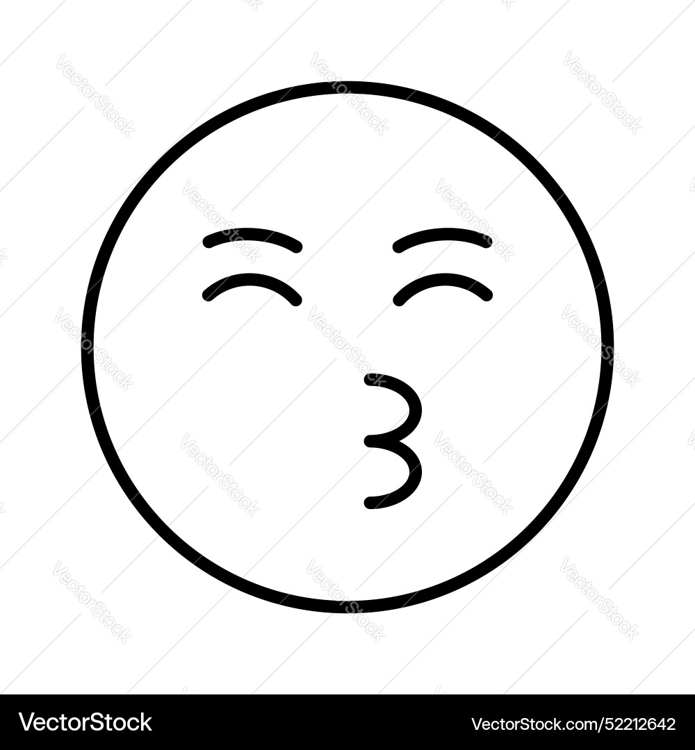 Kissing Royalty Free Vector Image - VectorStock