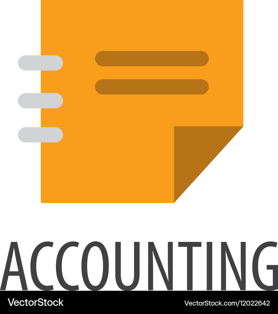 Logo accounting Royalty Free Vector Image - VectorStock