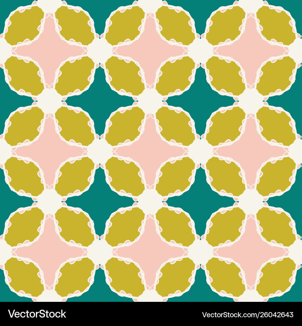 Floral Damask Pattern Royalty Free Vector Image