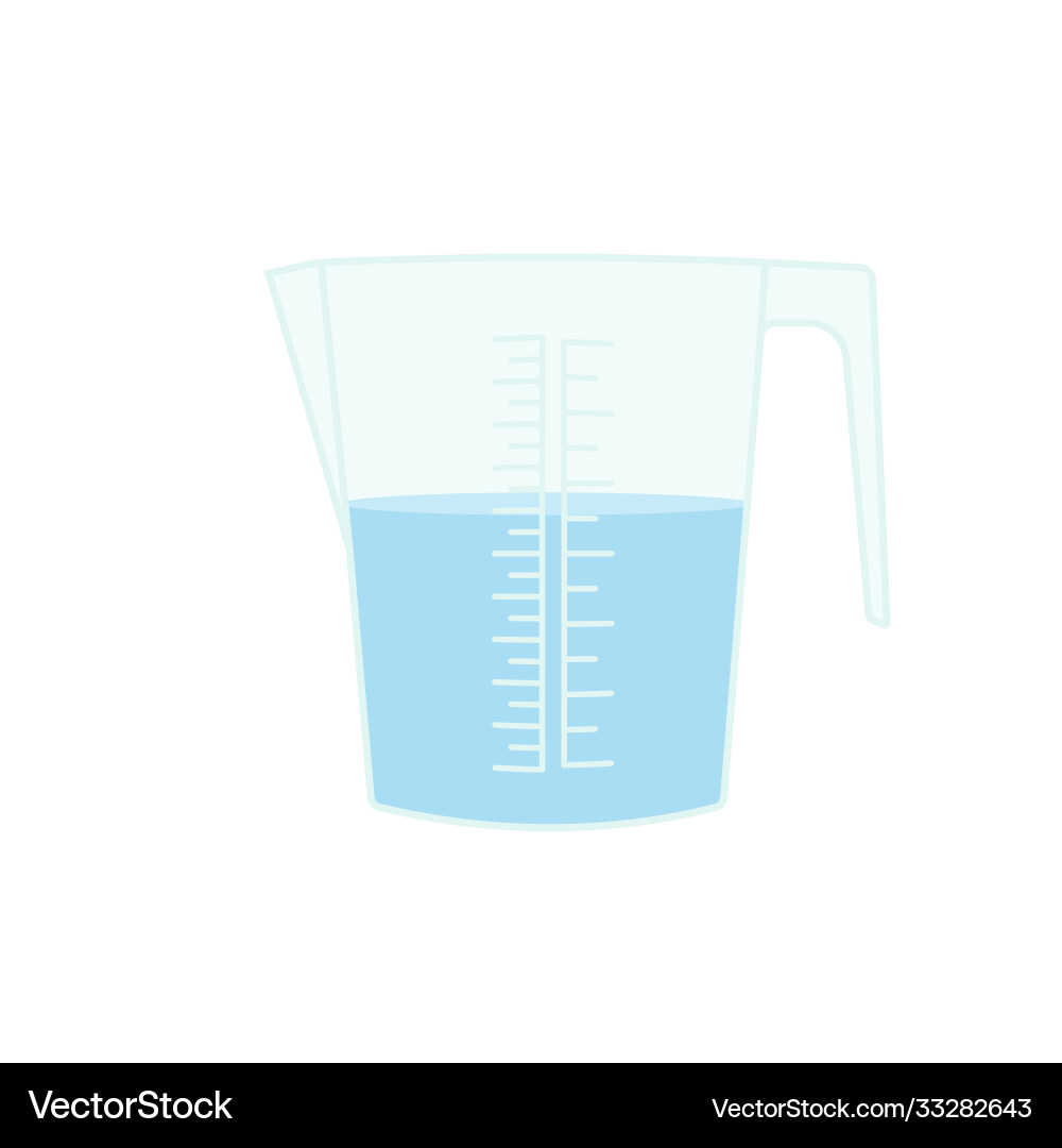 Isolated Kitchen Measuring Cup Royalty Free Vector Image