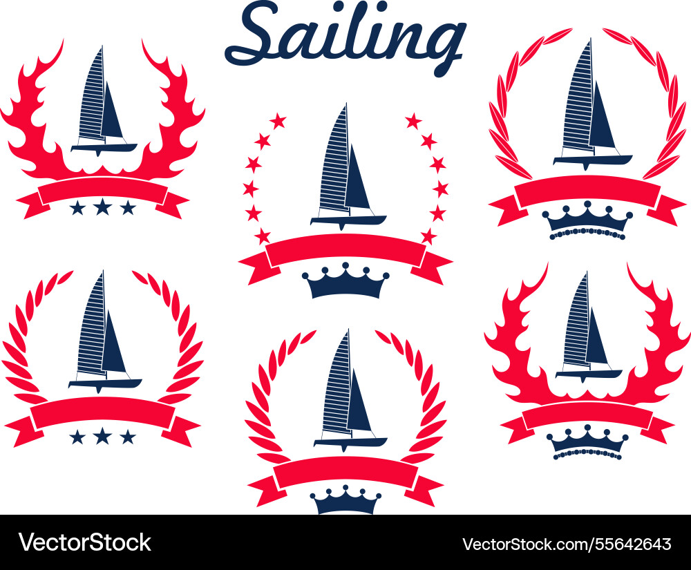 Sailing Royalty Free Vector Image - VectorStock