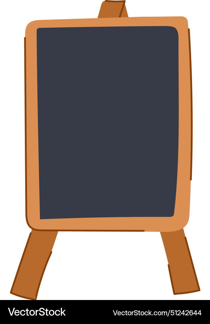 Chalk outdoor chalkboard cartoon Royalty Free Vector Image