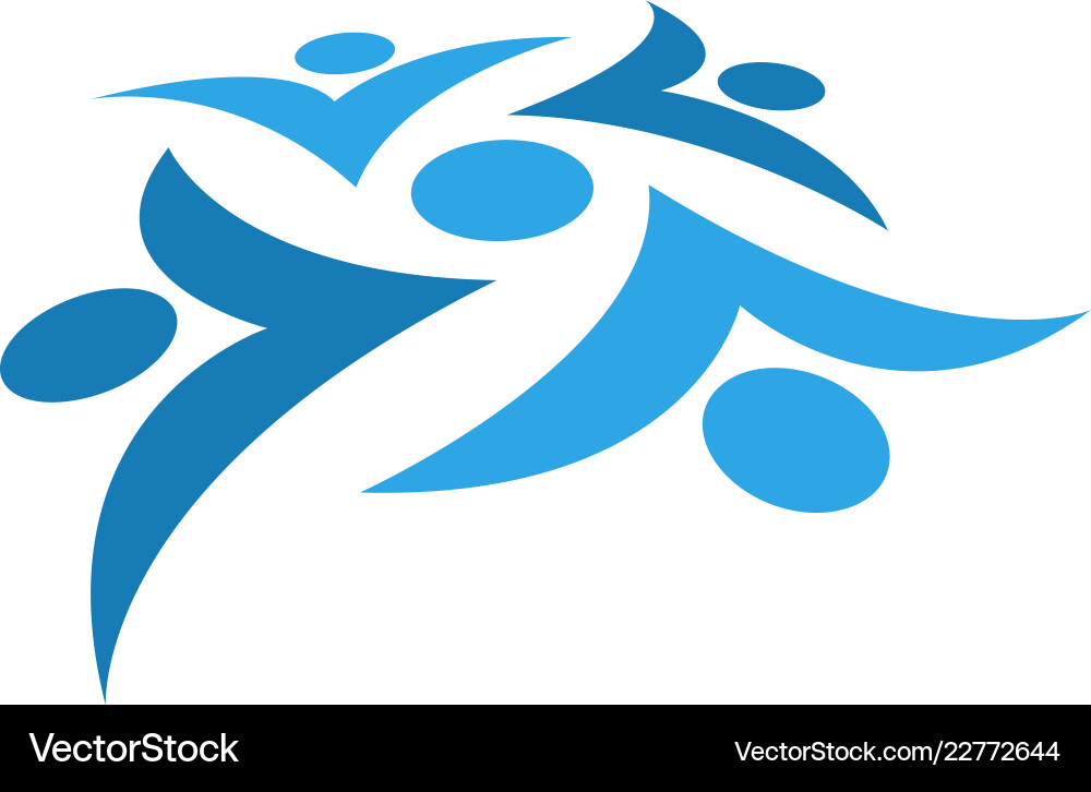 Community people graphic design template Vector Image