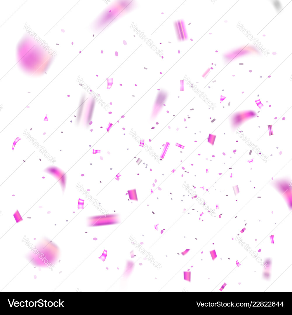 Confetti explosion isolated background Royalty Free Vector