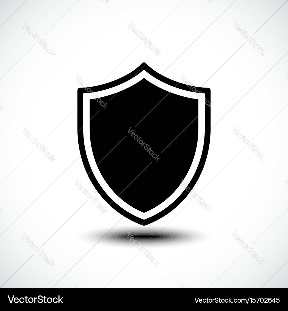 Shield protection icon Royalty Free Vector Image