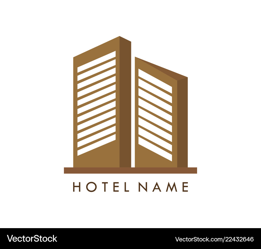 Hotel logo Royalty Free Vector Image - VectorStock