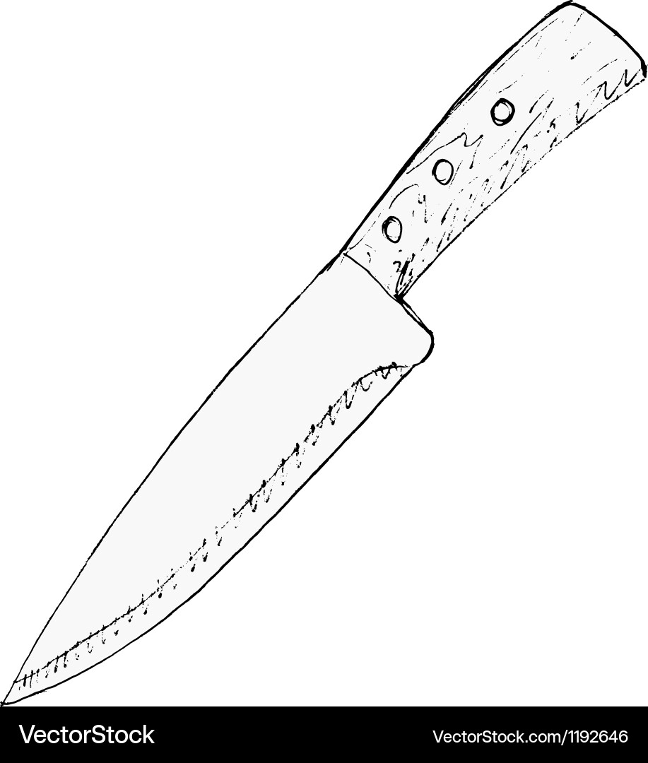 Knife Royalty Free Vector Image - VectorStock