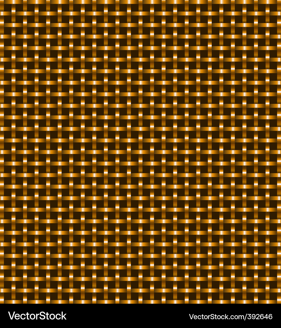 Metallic Gold Grate Pattern Royalty Free Vector Image